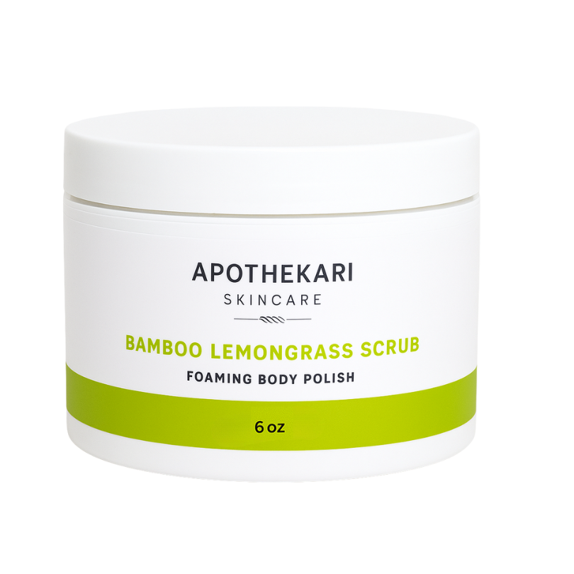 Bamboo Lemongrass Foaming Body Polish – Apothekari Skincare